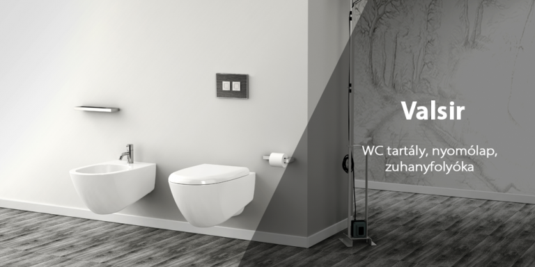 Valsir fürdőszoba - WC tartály, nyomólap | VivaBagno